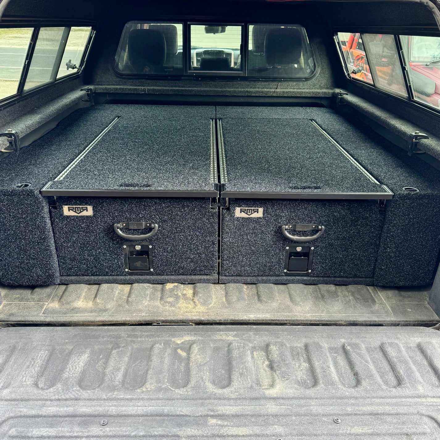 2x RMR 1730mm x 600mm Large Ute Drawers with 1300mm Top Slide with Sid ...