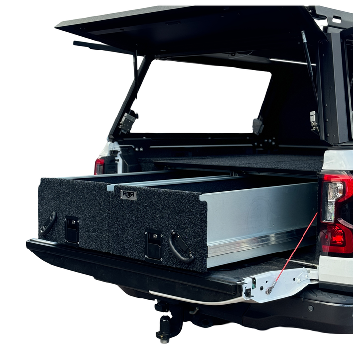RMR Wider Ute Drawers with Top Slide 1300mm x 1100mm – 4WD Warehouse
