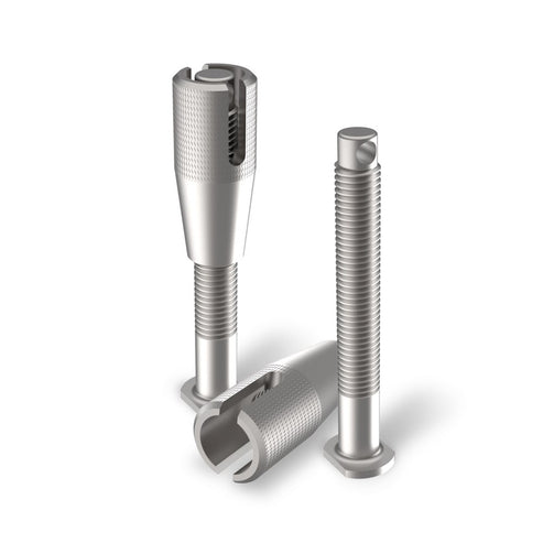 TRED 115mm Mounting Pins with Nut - PAIR T2SP115 – 4WD Warehouse