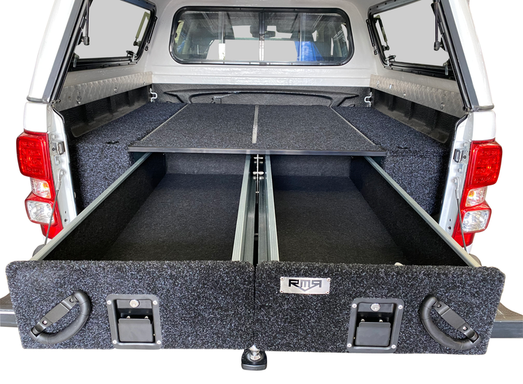 RMR 1300mm Ute Drawers System with FREE Wing Kit – 4WD Warehouse