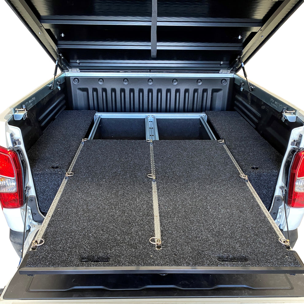 RMR 1300mm Ute Drawers with Top Slide – 4WD Warehouse